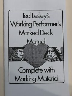Ted Lesley's Working Performer's Marked Deck Manual - Magic Methods